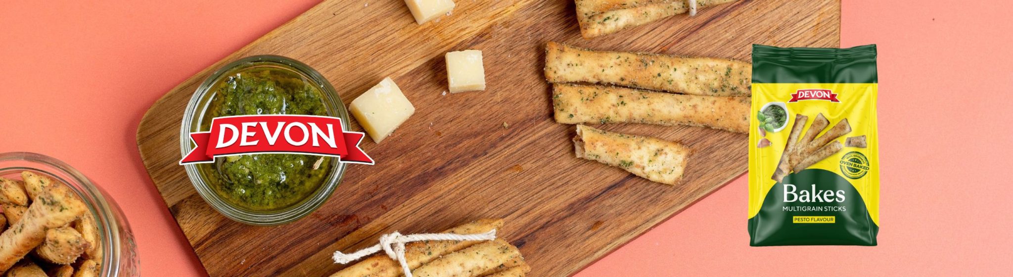 Devon Bakes - Multigrain Pesto Sticks - Consolidated Biscuit Co Ltd.
